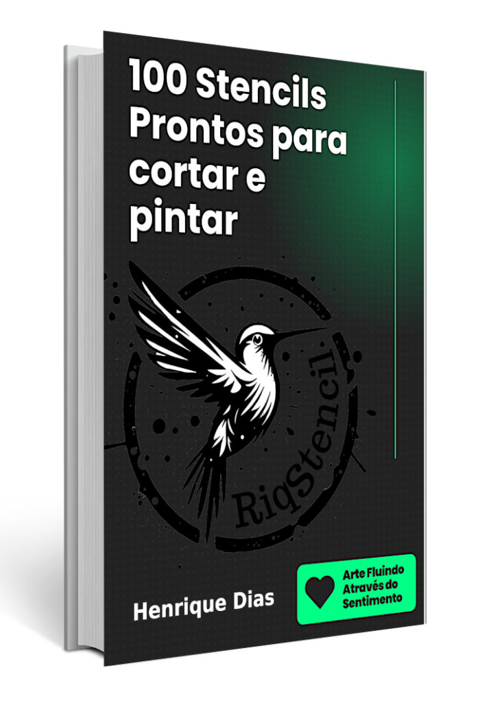 100 Stencils prontos para cortar e pintar – RiqDias